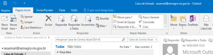 2 - Na tela a seguir, clique em “ Configurações deConta”